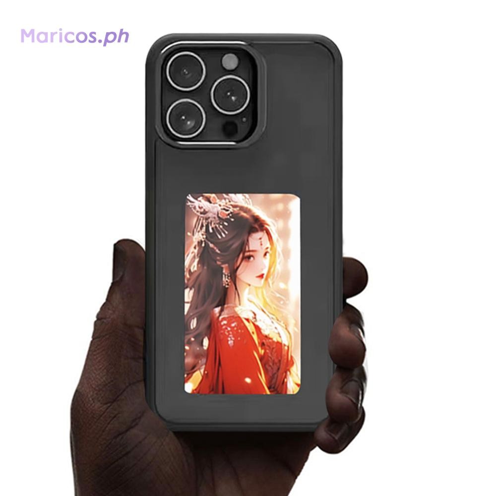 E-Ink Screen Phone Cover NFC DIY Display Imaging for iPhone 15 PRO Max ...