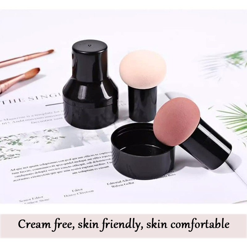 3pcs Mushroom Head Makeup Sponge Beauty Air Powder Cosmetic Sponge ...