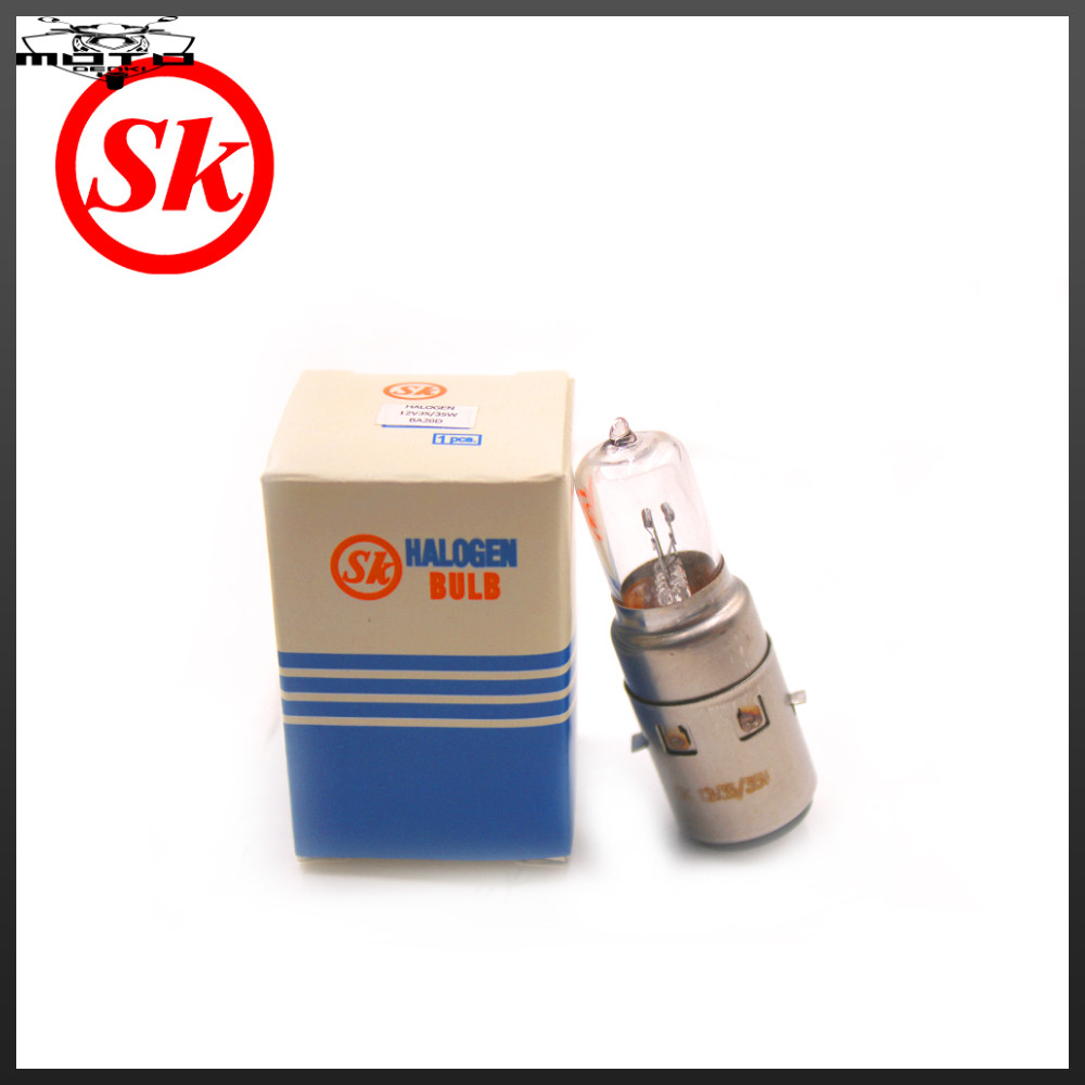 Moto Denki SK BA20D Halogen Headlight Bulb 12V 35/35W For Yamaha STX125 ...