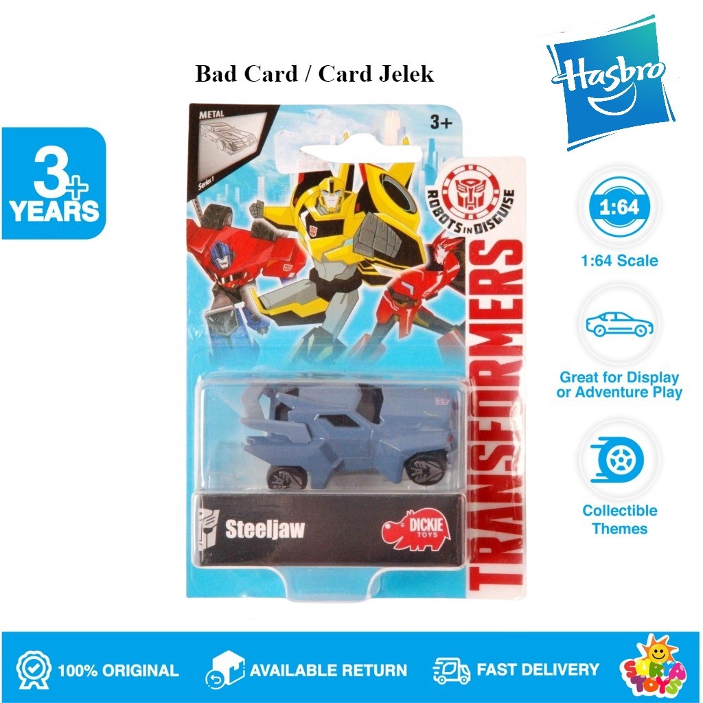 Hasbro Transformers Robots in Disguise Die Cast Car Steeljaw | Shopee ...