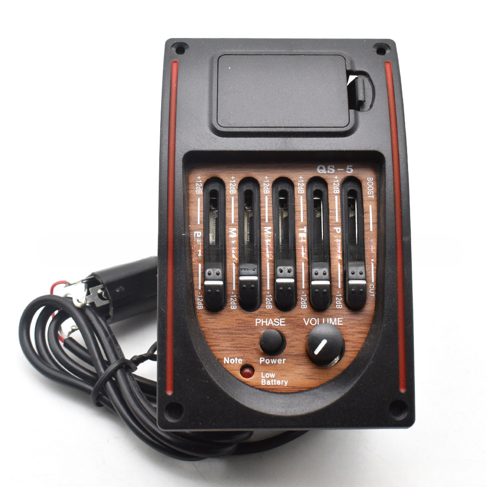 Five pieces folk guitar pickup QS-5 acoustic guitar balanced tuner with ...