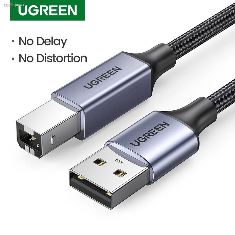 COD☆ UGREEN USB Printer Cable USB 2.0 Type A Male to Type B Male ...