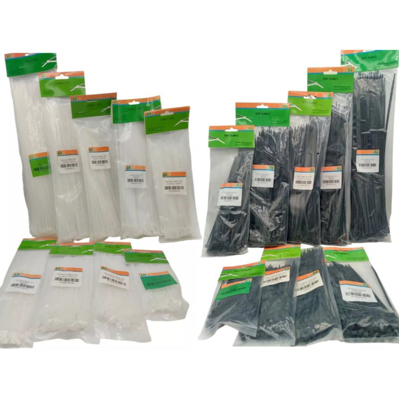 COD SUNRISE / ULA 100pcs Multipurpose Nylon Cable Tie Self Locking Zip ...