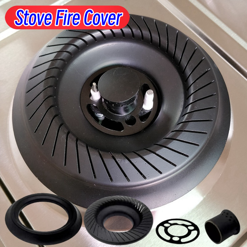 Steel Gas Stove Fire Cover Universal Gas Burner Flame Cap Windproof ...