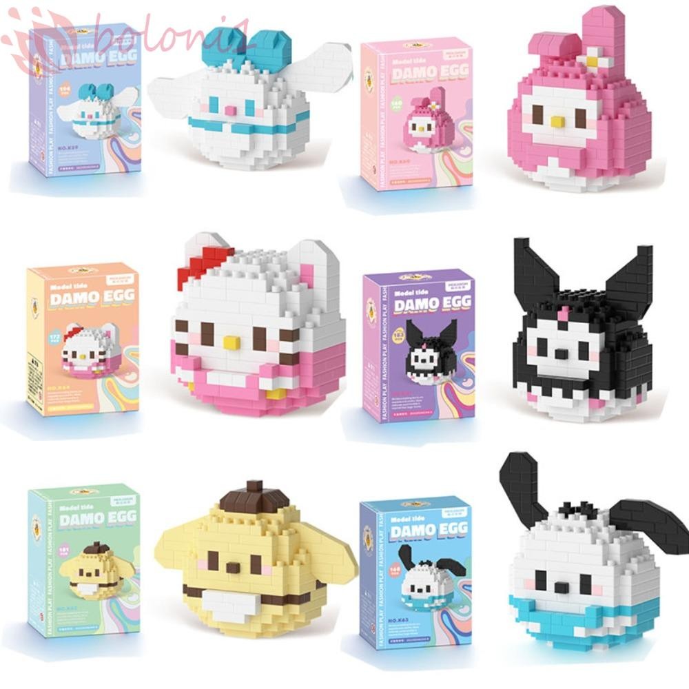 [COD] Kitty Building Block, Cartoon Character Kuromi Mini Kuromi ...