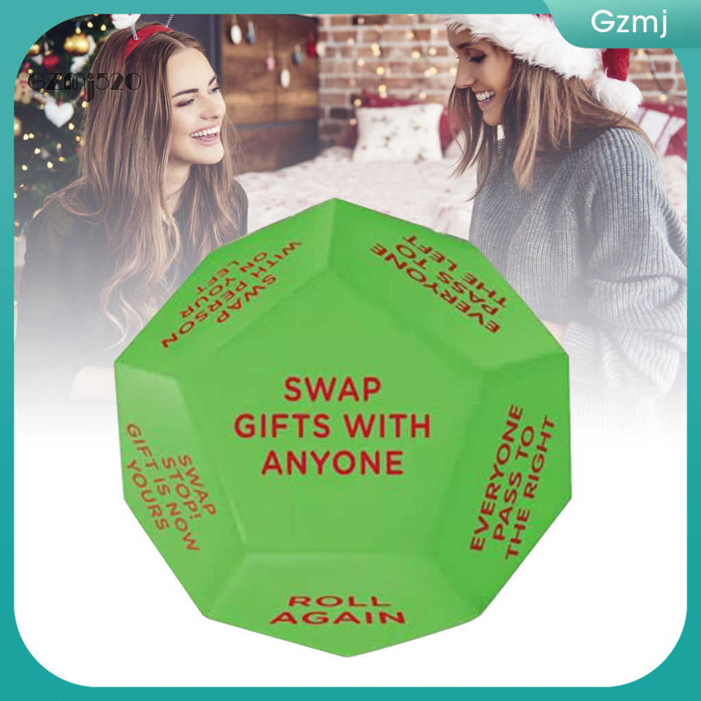 Gzjjx Fun Christmas Dice Game Santa Gift Exchange Christmas Party Gift ...