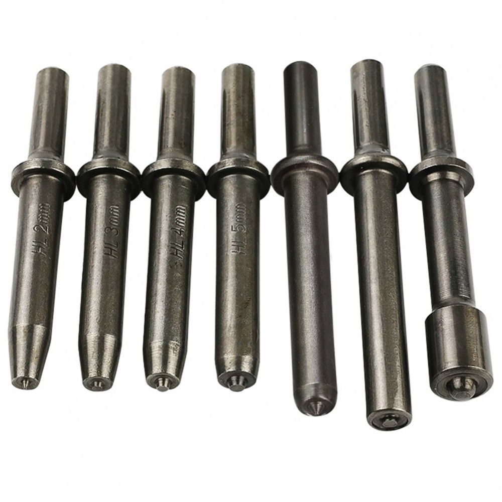 Versatile Pneumatic Hammer Impact Set for Solid and Half Hollow Rivets ...