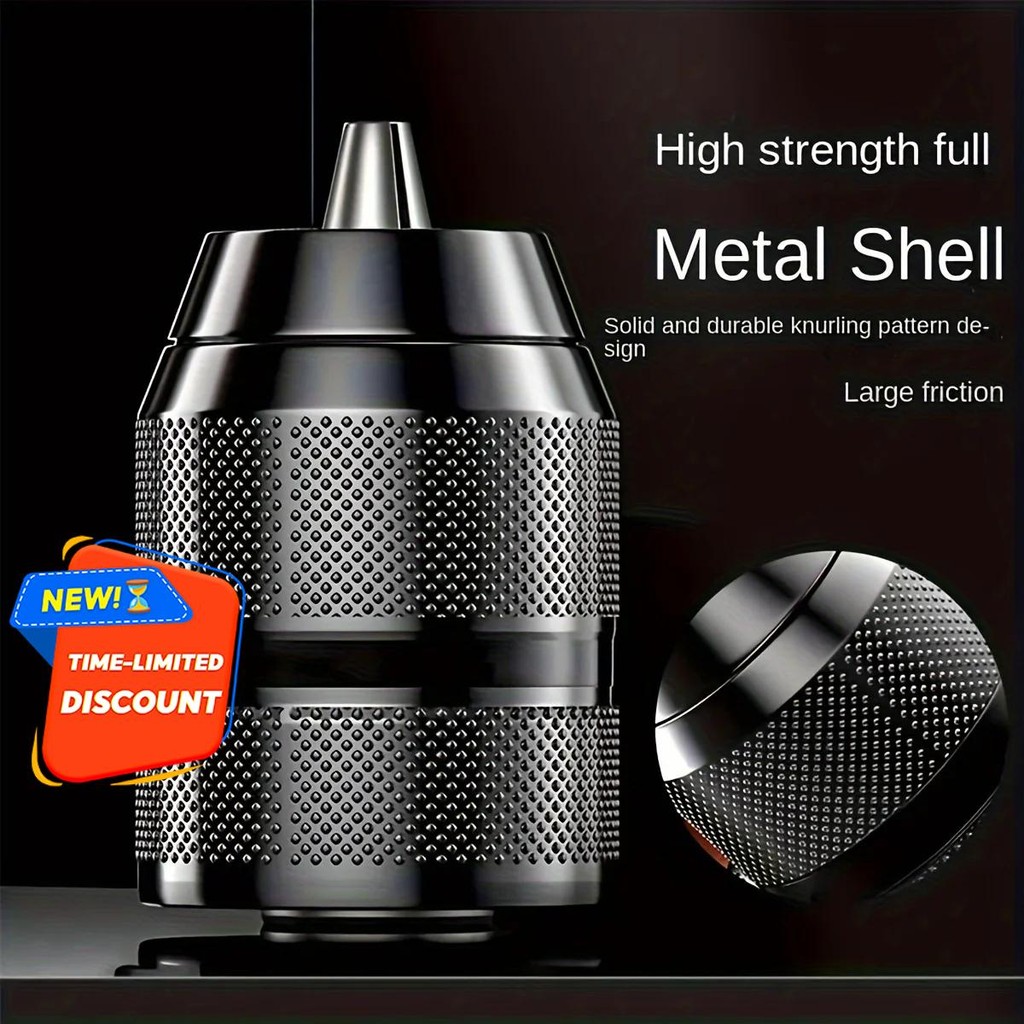 Keyless Hand Drill Chuck Head - 1/2-20UNF for 2-13mm and 3/8-24UNF for ...