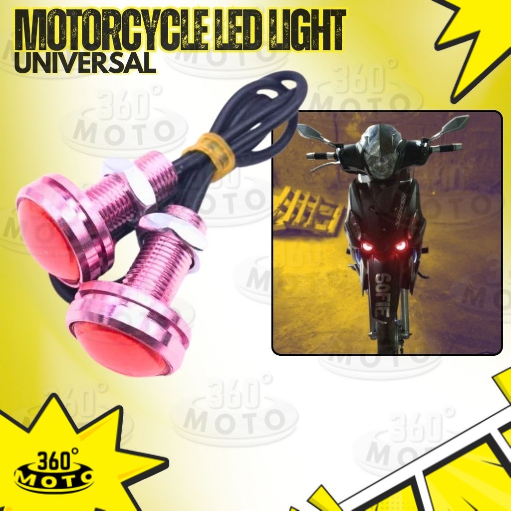 UNIVERSAL EAGLE EYE LED LIGHT – BRIGHT MOTORCYCLE ACCESSORY FOR SIGNAL ...