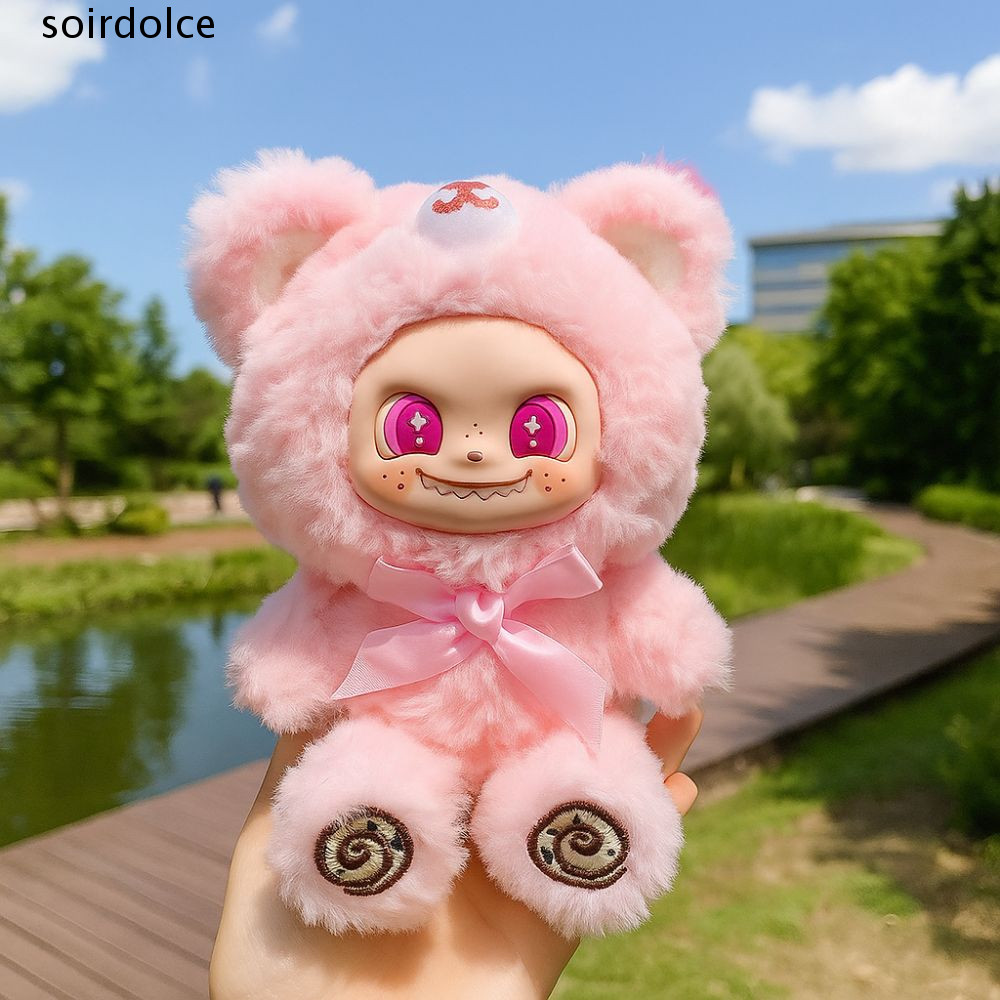 SOIRDOLCE Labubu Plush Figure, Stuffed Adorable Labubu Plush Doll ...