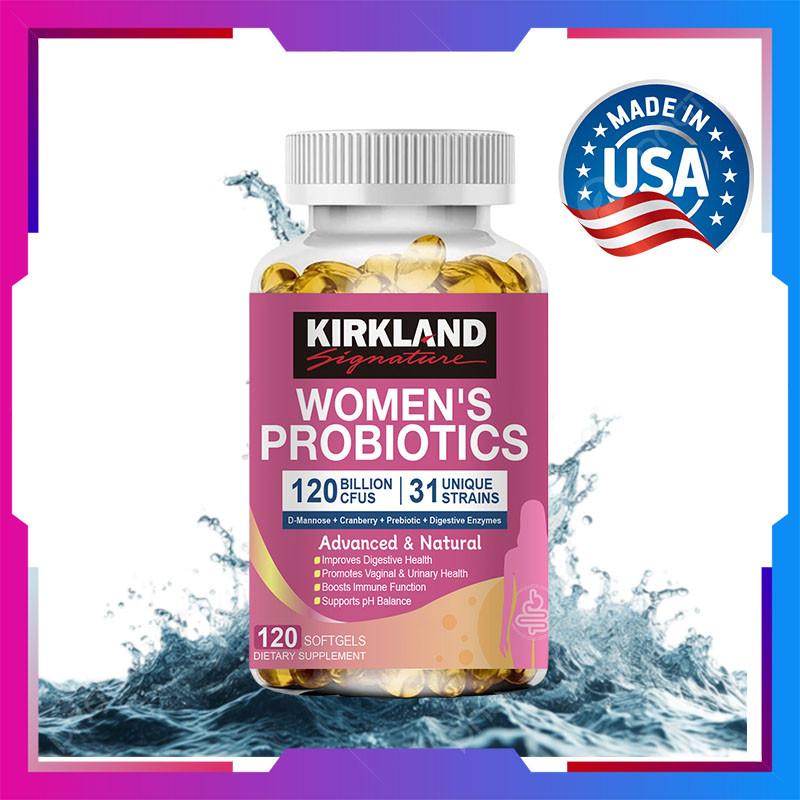 KIRK--LAND Women's Probiotics Supplement Help Relieve Bloating, Gas, Constipation, Diarrhea ...