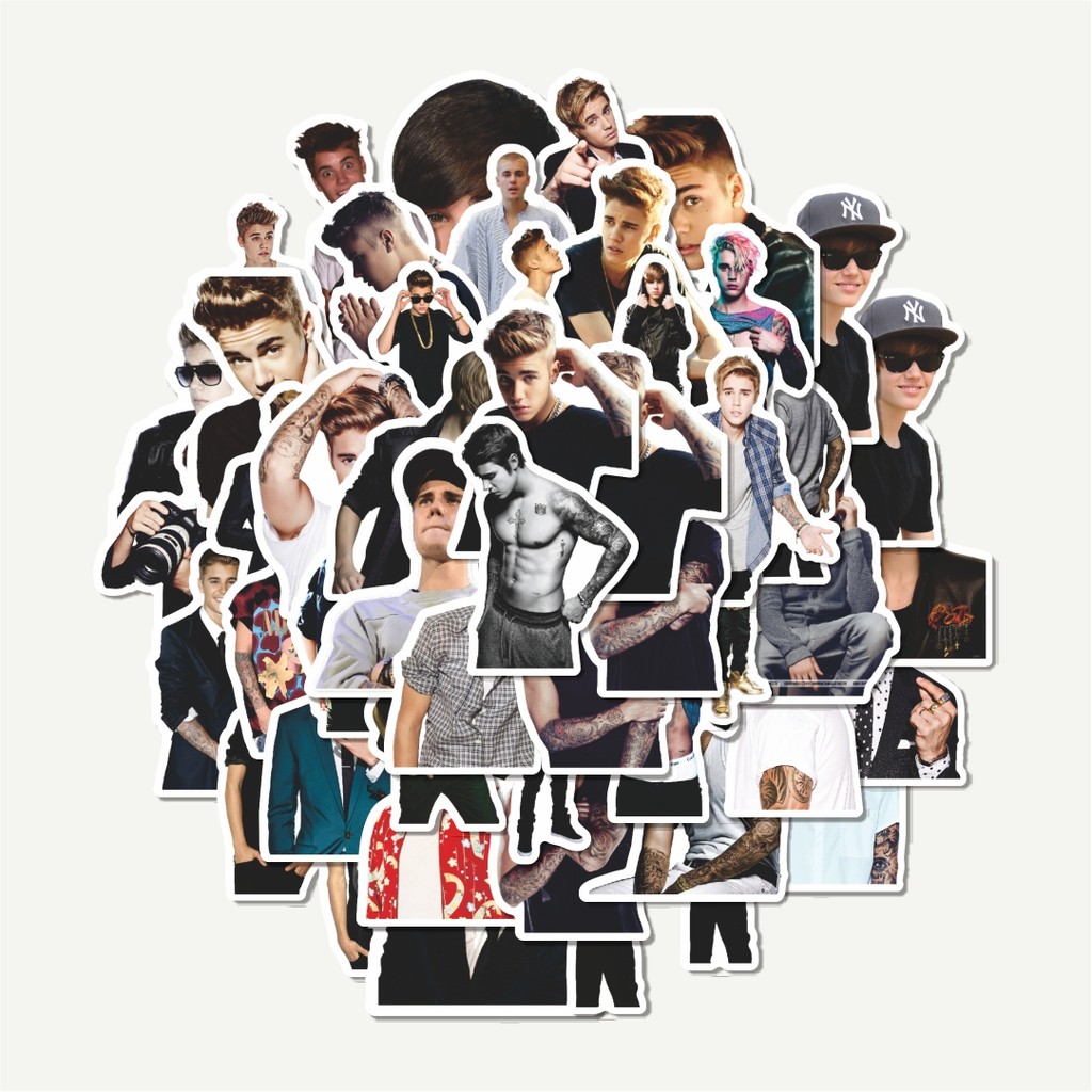 Justin Bieber Sticker Pack | TUMBLR Sticker | LAPTOP Stickers for ...