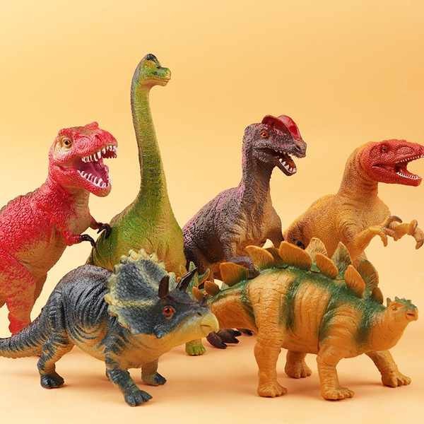 dinosaurs toys dinosaur toys set for kids Super Large Simulation Soft ...