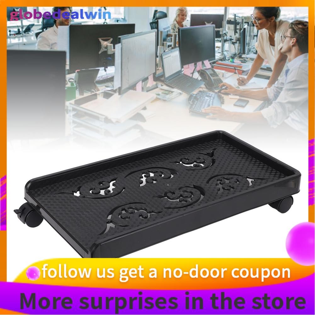globedealwin-ph Fockety Computer Tower Stand Mobile CPU Holder with 4 ...