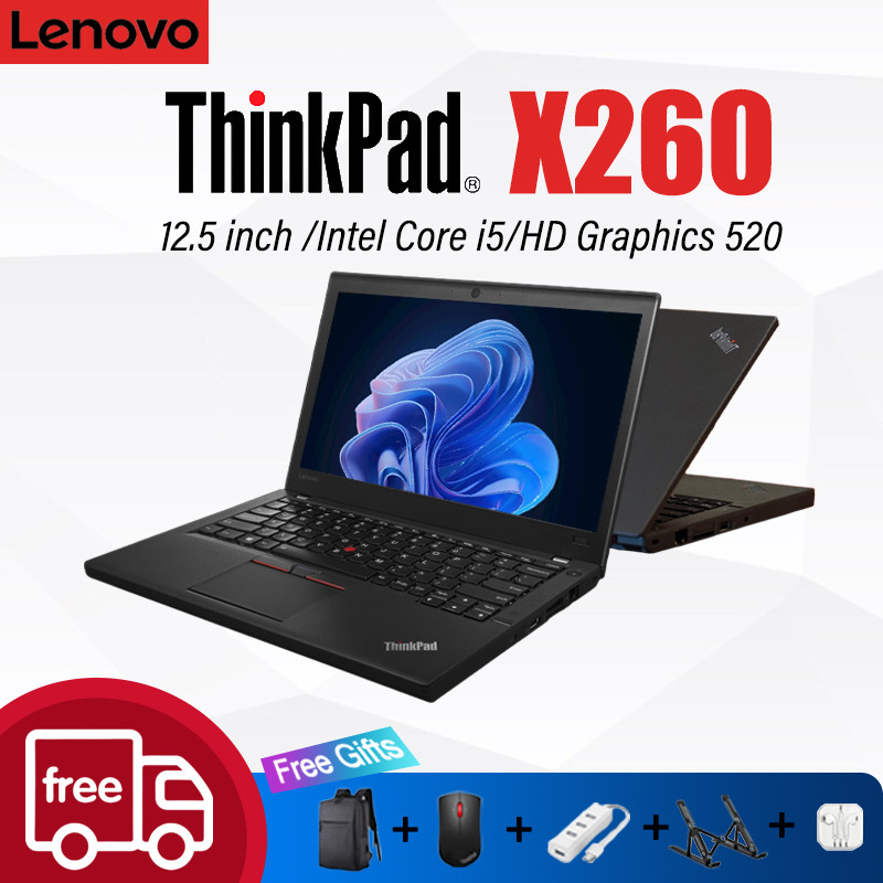 Lenovo ThinkPad X260 laptop Intel Core ii5 6th gen RAM 8GB/16G SSD ...