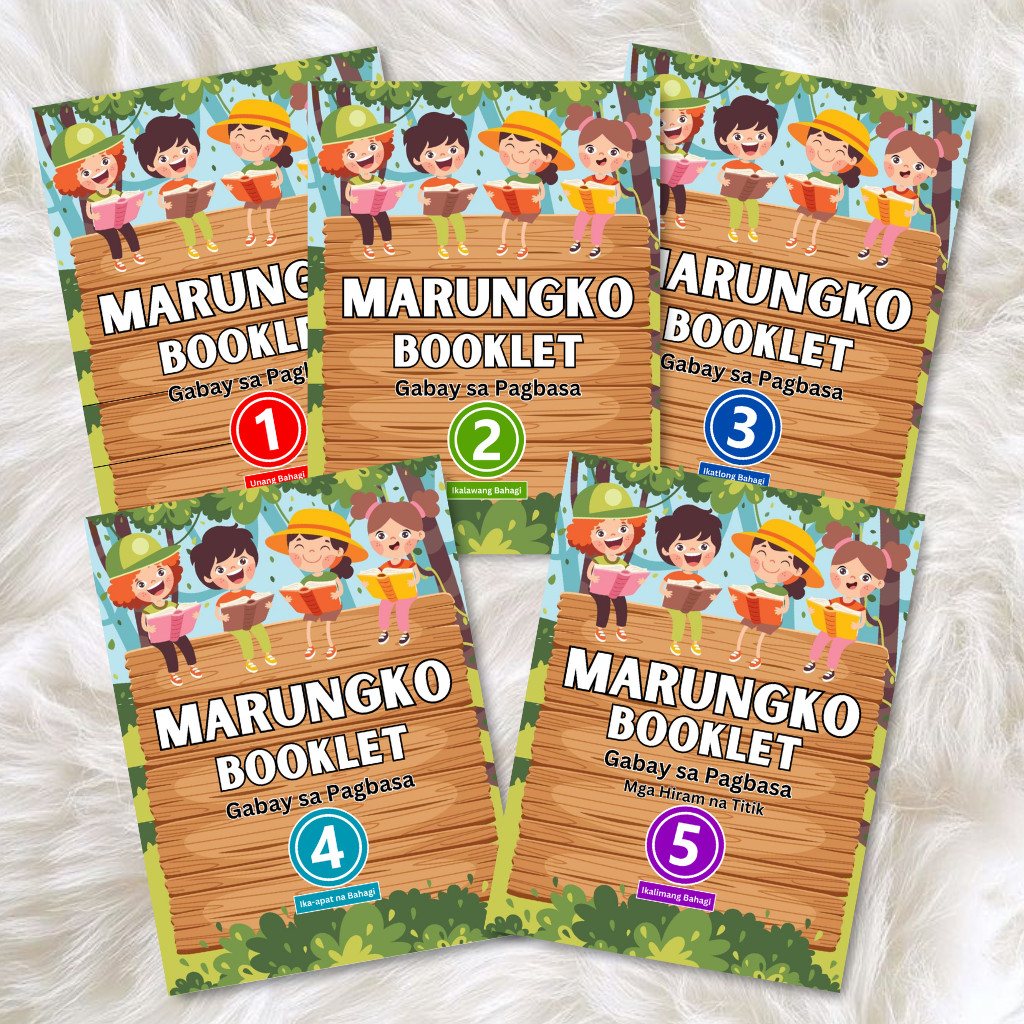 Marungko Booklet 1-5 Bahagi | Marungko Approach | Unang Hakbang Sa Pagbasa | Reading Book ...