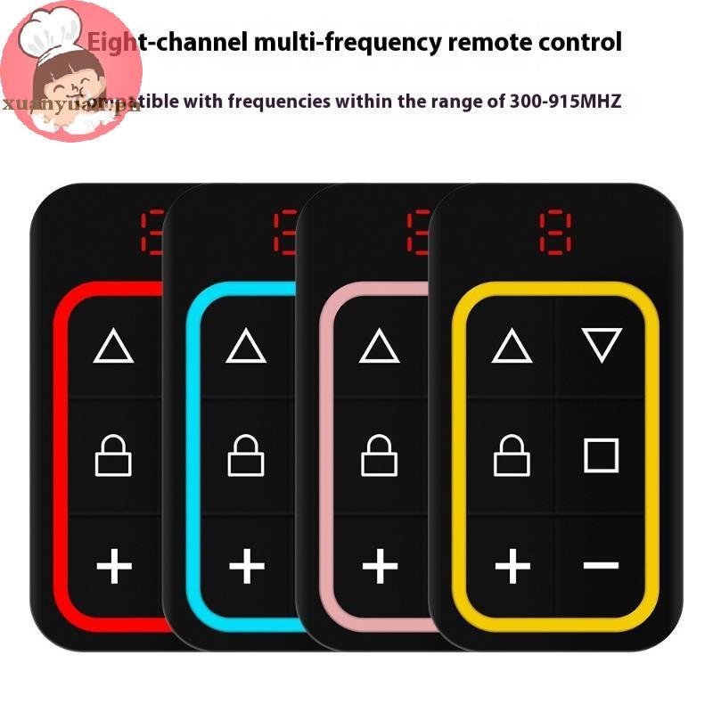 XUAN 1 Piece Multi-frequency Garage Door Controller 8 Channels 300 ...