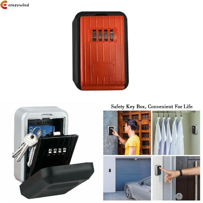Key Lock Box with Waterproof Case Weatherproof Key Storage Box With ...