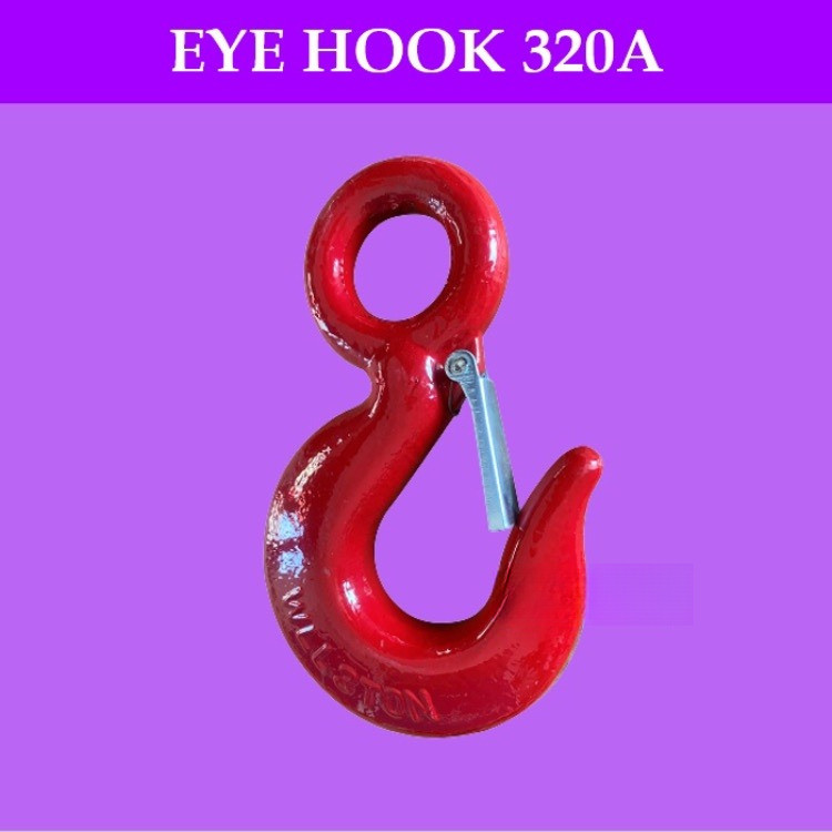 0.75T 1T 2T 3T 5T Eye Hook 320A Red Hood Toughness Steel Thread with ...