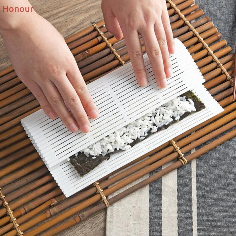 [Honour] DIY Sushi Roller Mats Washable Reusable Sushi Roll Mold Mat ...