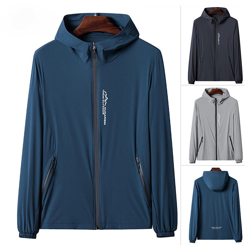UV Protection Quick Dry Jacket Sun Hooded Protection Jacket Unisex ...