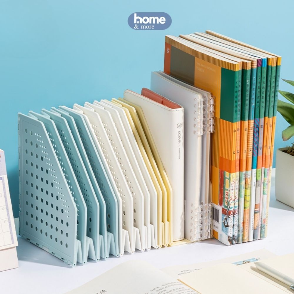 Smart Folding 4-Drawer Document Shelf, Book Holder for Office Student ...