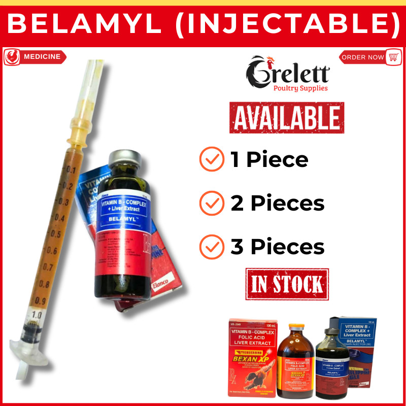 Belamyl Injectable | 1, 2, 3 Pieces |Vitamin B Complex Injection with ...