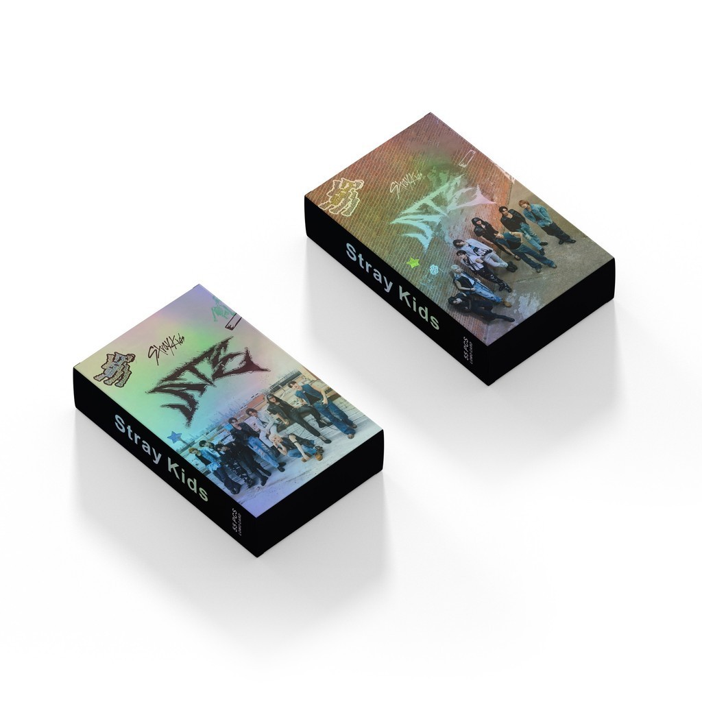 50-119pcs STRAY KIDS ATE Holographic Laser Lomo cards Lose My Breath ...
