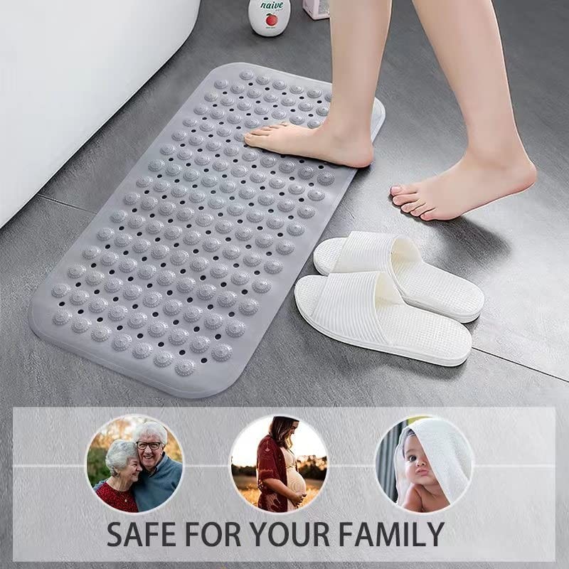 PVC Bathroom Non-slip Mat Bath Mat Toilet Shower Pad Nonslip Doormat 35 ...