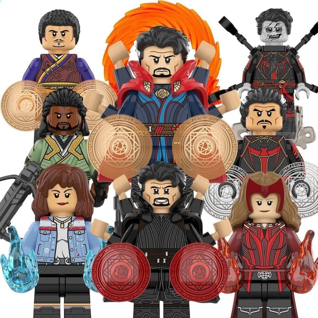 Avengers Building Blocks Superhero Minifigure Doctor Strange Iron Man ...