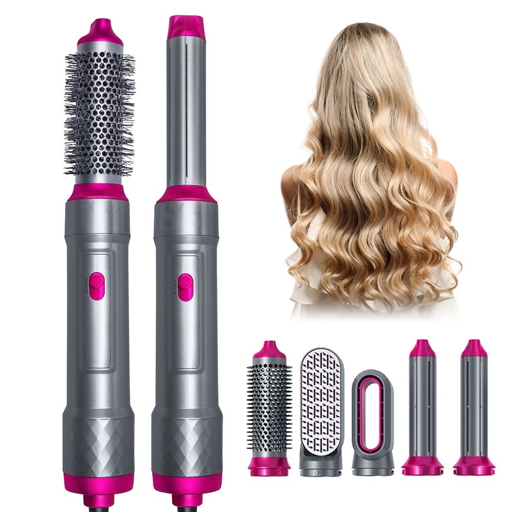 RQ+`Hair Dryer 5 In 1 Hair Blower Brush Electric Blow Dryer Comb Hot ...