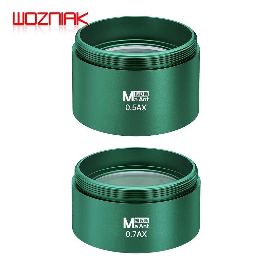 MaAnt 0.5X 0.7X Aluminium Alloy Auxiliary Objects Lens Microscope ...