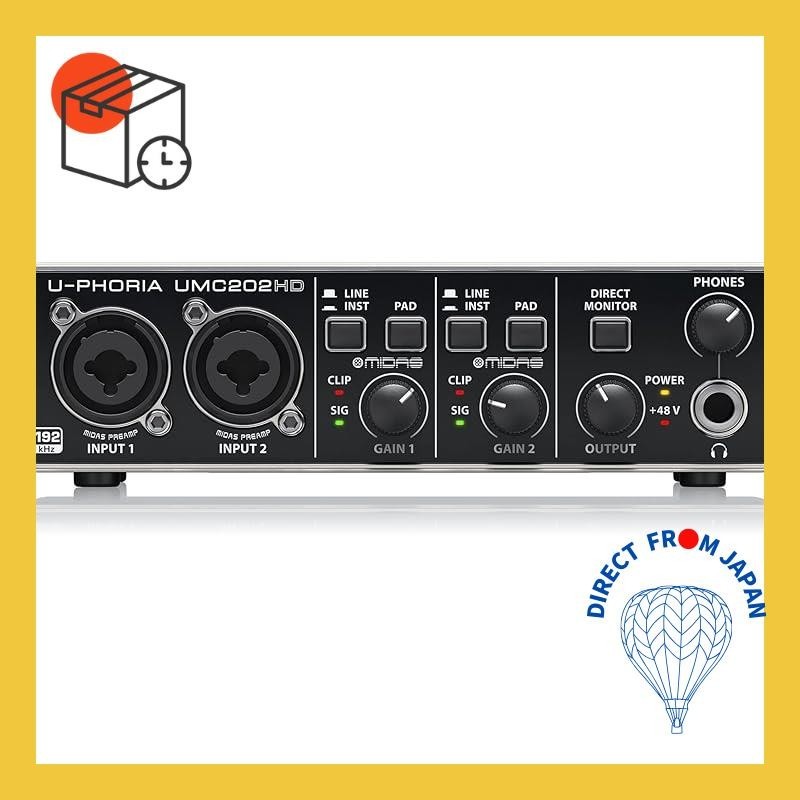 Behringer 2-Input 2-Output USB Audio Interface UMC202HD U-PHORIA ...