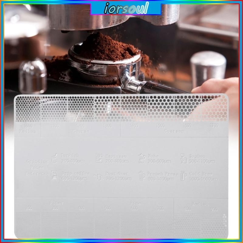 kiss StainIess Steel Coffee Grinds Reference Card Metal Coffee Grinds ...