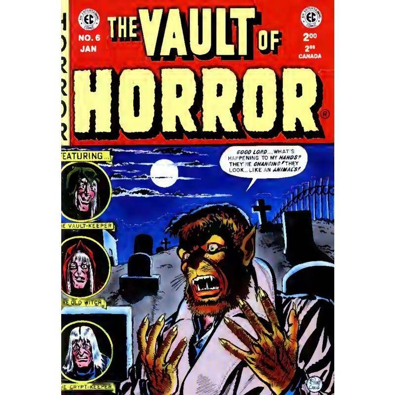 31 Issues Vault of Horror EC Horror Comic Book Collection Vintage ...