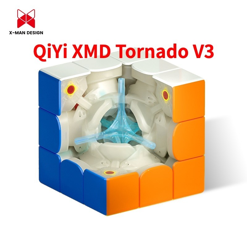 QiYi XMD Tornado V3 M 3x3x3 Maglev Magic Cube Professional 3x3 Speed Puzzle Children Toy Fidget ...