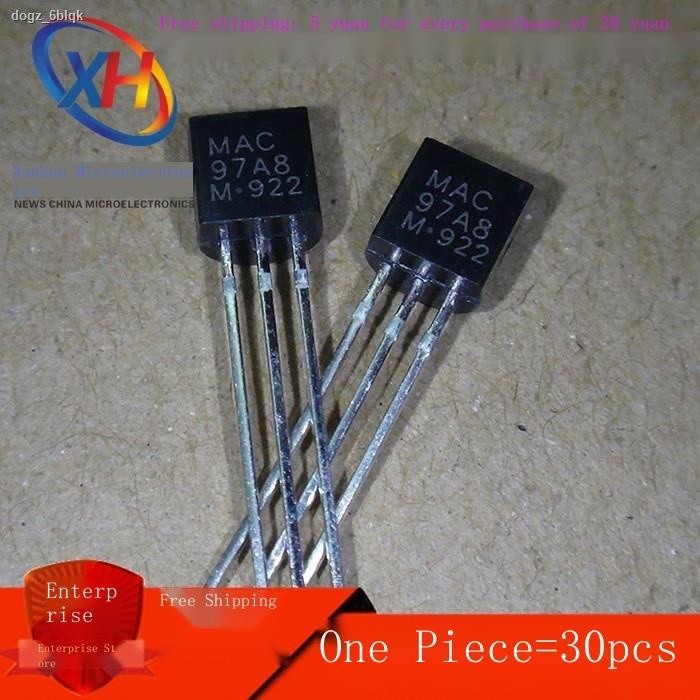 MAC97A8 0.6A 600V bidirectional thyristor TO-92 in-line transistor (30 ...