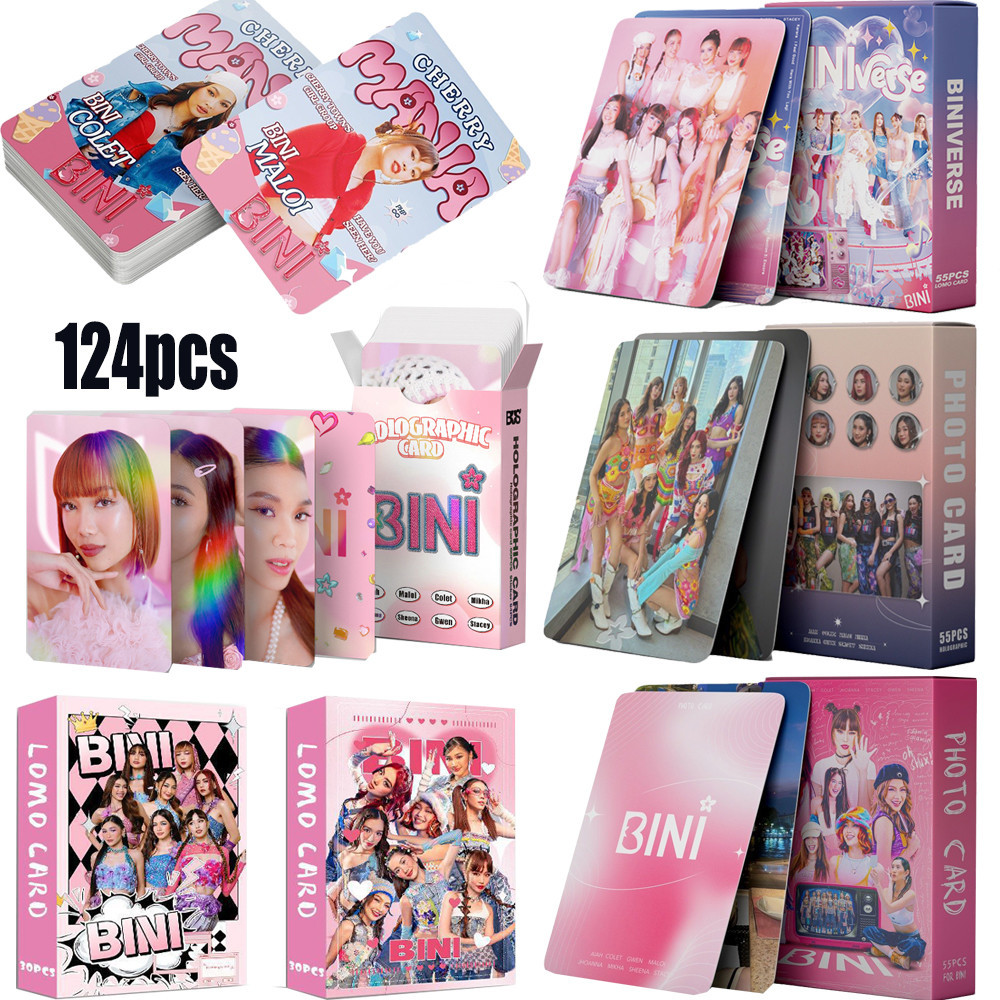 Holographic Lomo Cards BINI Photocards 30pcs Laser Card Gwen Jhoanna ...