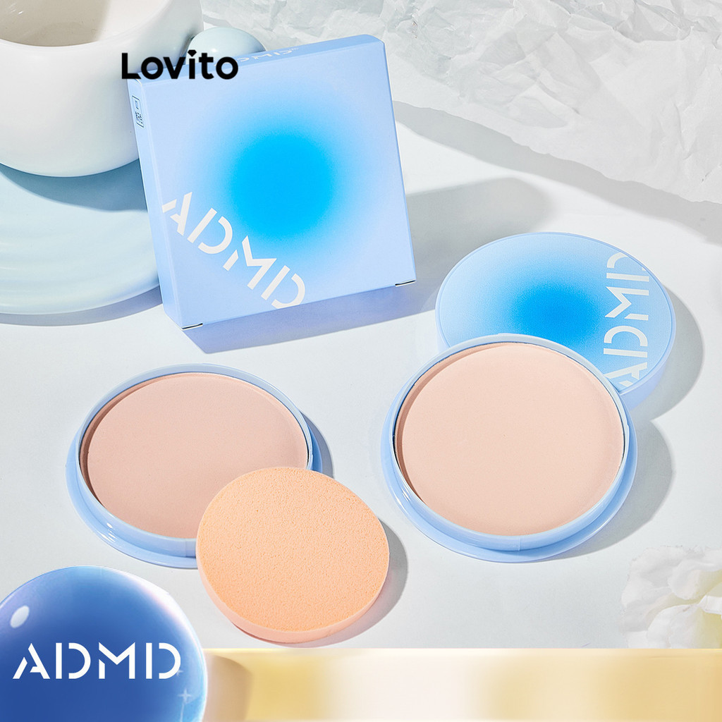 Lovito Women Cute Plain Oil Control Concealer Matte Delicate Powder ...