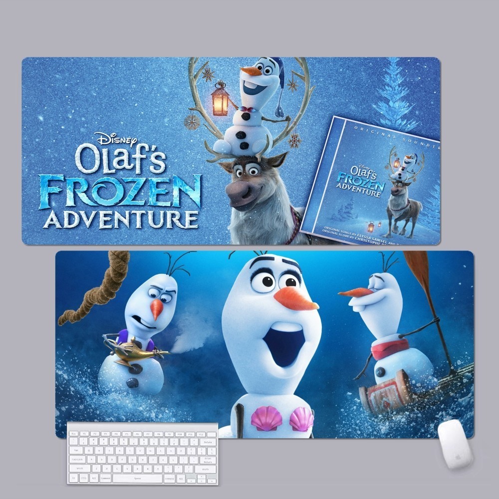 Disney Frozen Olaf Mousepad Custom Skin Office Computer Desk Mat Table ...