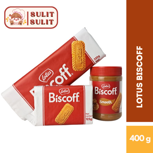Lotus Biscoff Biscuit 250g / 125g / Biscoff Smooth Spread 400g | Shopee ...