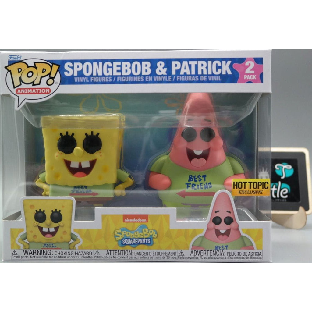 SPONGEBOB & PATRICK 2 Pack Hot Topic Exclusive Spongebob Squarepants ...