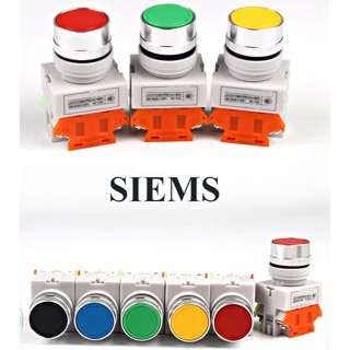 22mm Self-Resetting Y090-11BN LAY37 LAY7-11BN Push Button Switch Silver ...