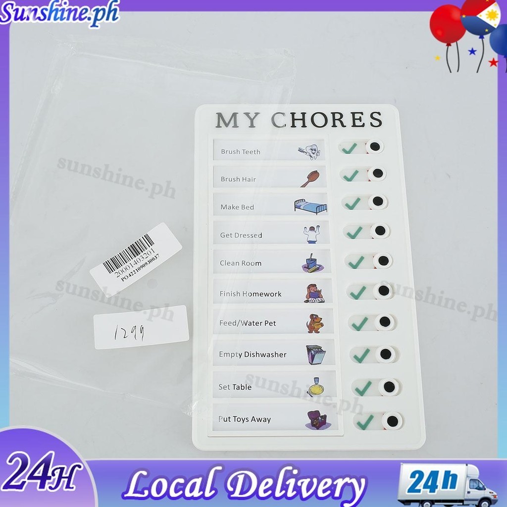 RV Checklist Board Reusable Memo Plastic Board Checklist Note Board for ...