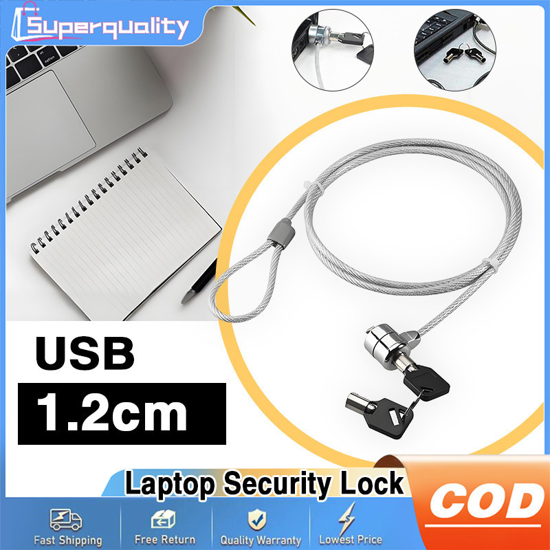 Notebook Laptop Computer Lock Security Security China Cable Chain With ... Notebook Laptop Computer Lock Security Security China Cable Chain With ...