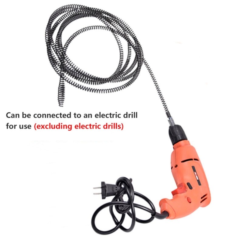 HL Safe Electric Clearing Spring Electric Drain Unblocker Spring ...