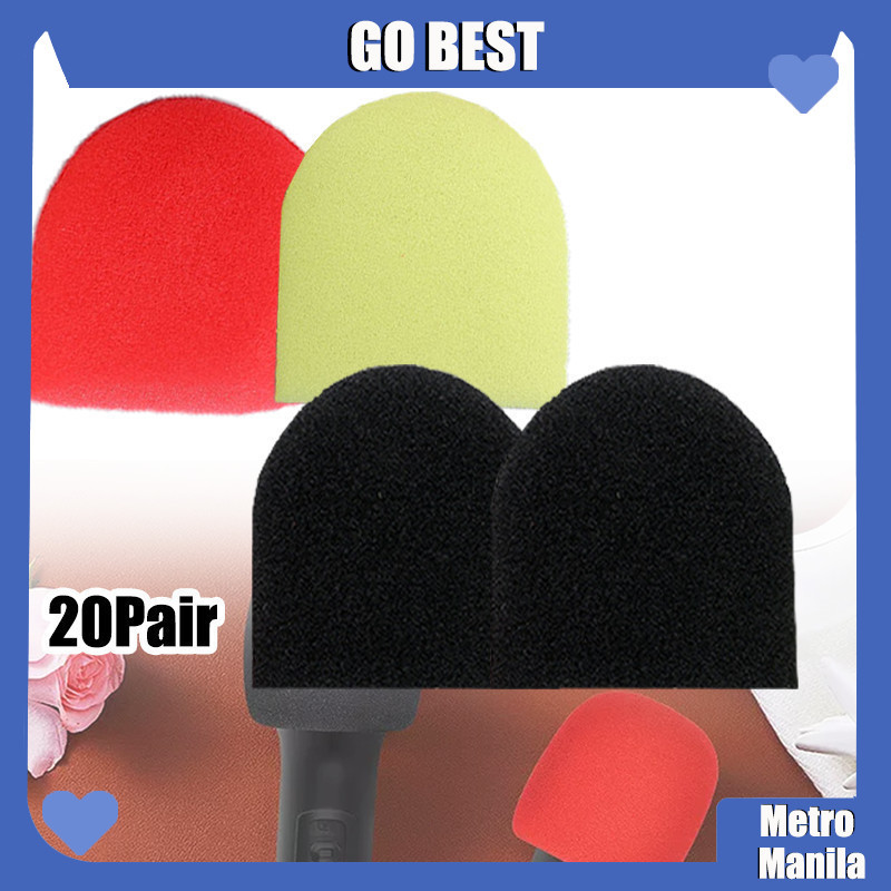 20 Packs Disposable High Quality Microphone Foam Mic Foam Cover Mic ...