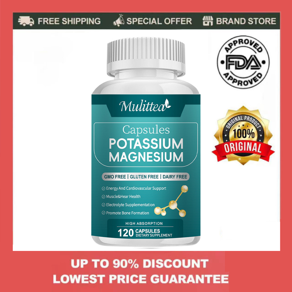 Potassium Magnesium Capsules Provides nutritional support for heart ...