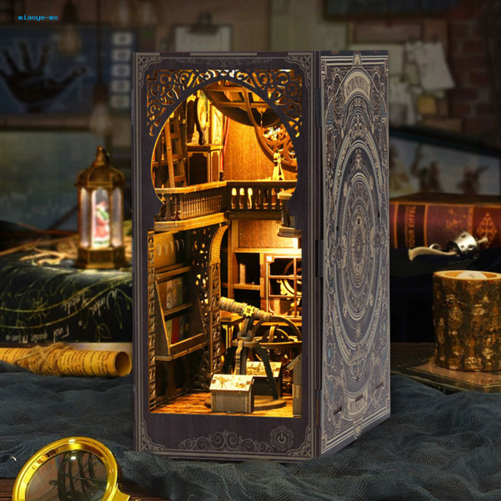 MIA Diy Book Nook Kit Handmade Diy Miniature Astronomy Museum Book Nook ...
