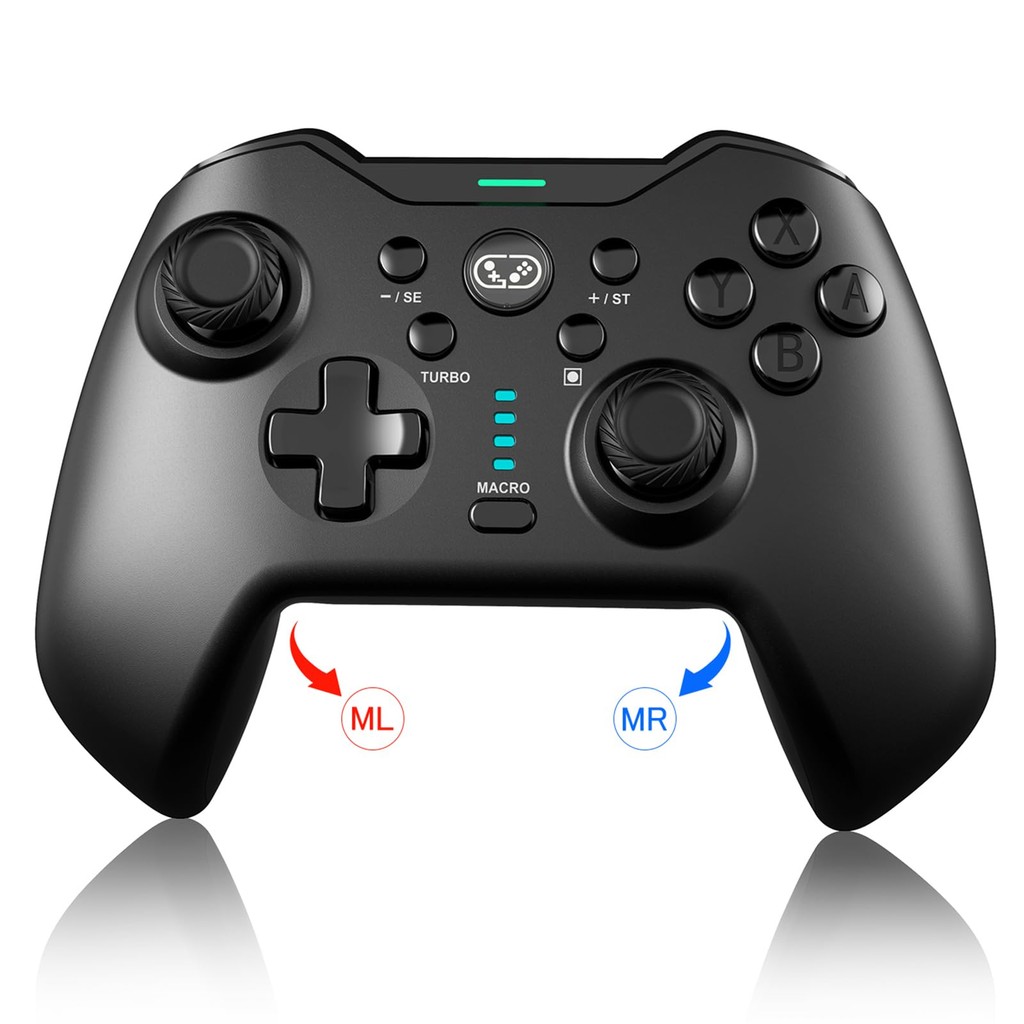 Switch Switch Controller New for H2 2024 Switch Pro Con with 4 rear buttons Auto continuous fire ...